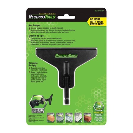 Recipro Tools RECIP SCRAPER TOOL 4 in RCT-SCR-04 | Zoro